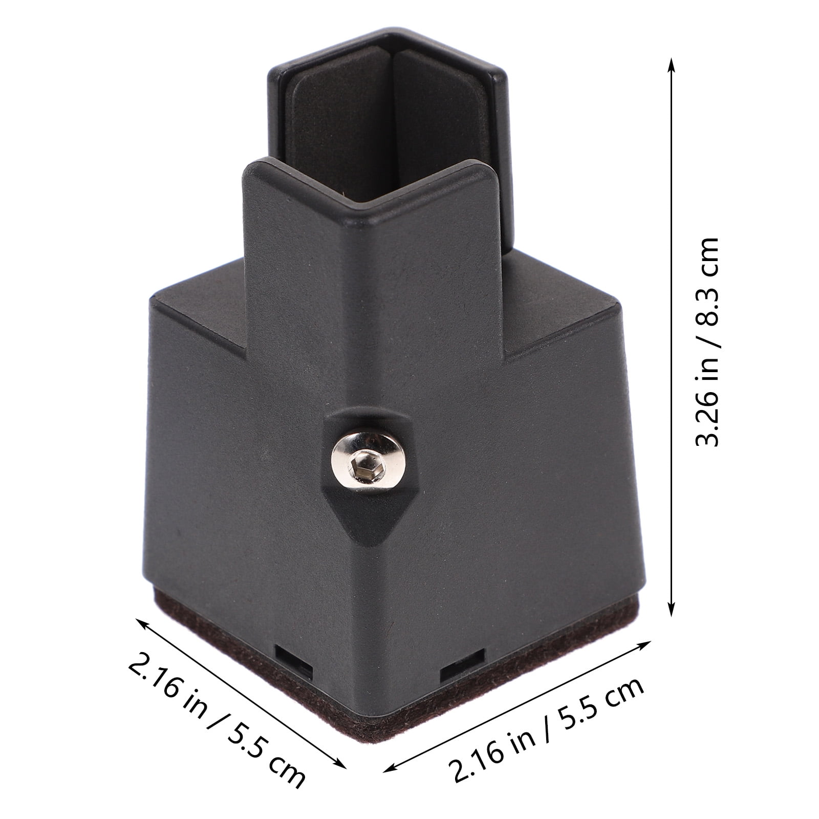 LEXSOMEO 4pcs Bed Risers Furniture Risers Adjustable Table Desk Chair ...