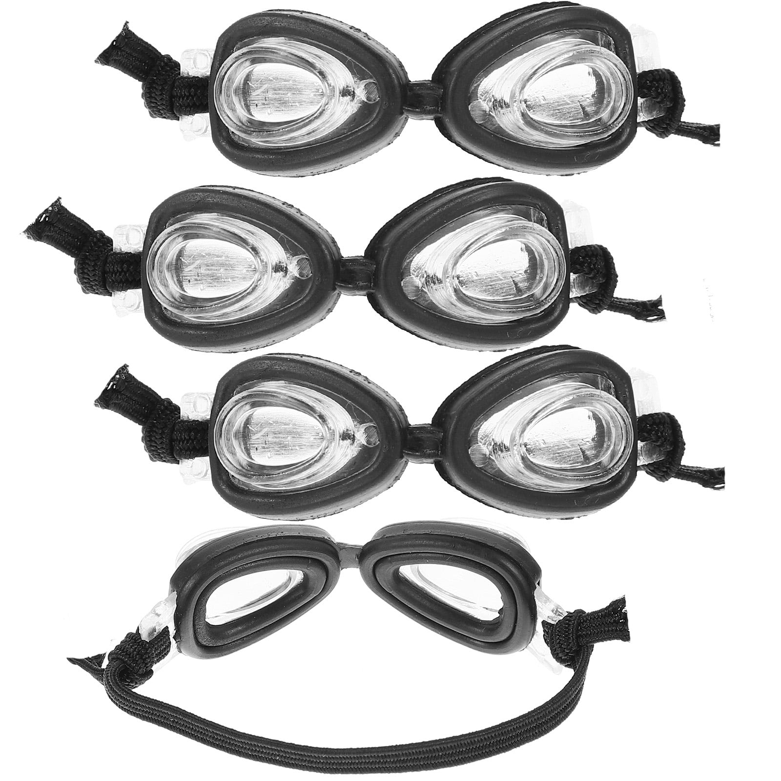 LEXSOMEO 4pcs Doll Swimming Goggles Doll Dress Up Eyeglasses Doll ...