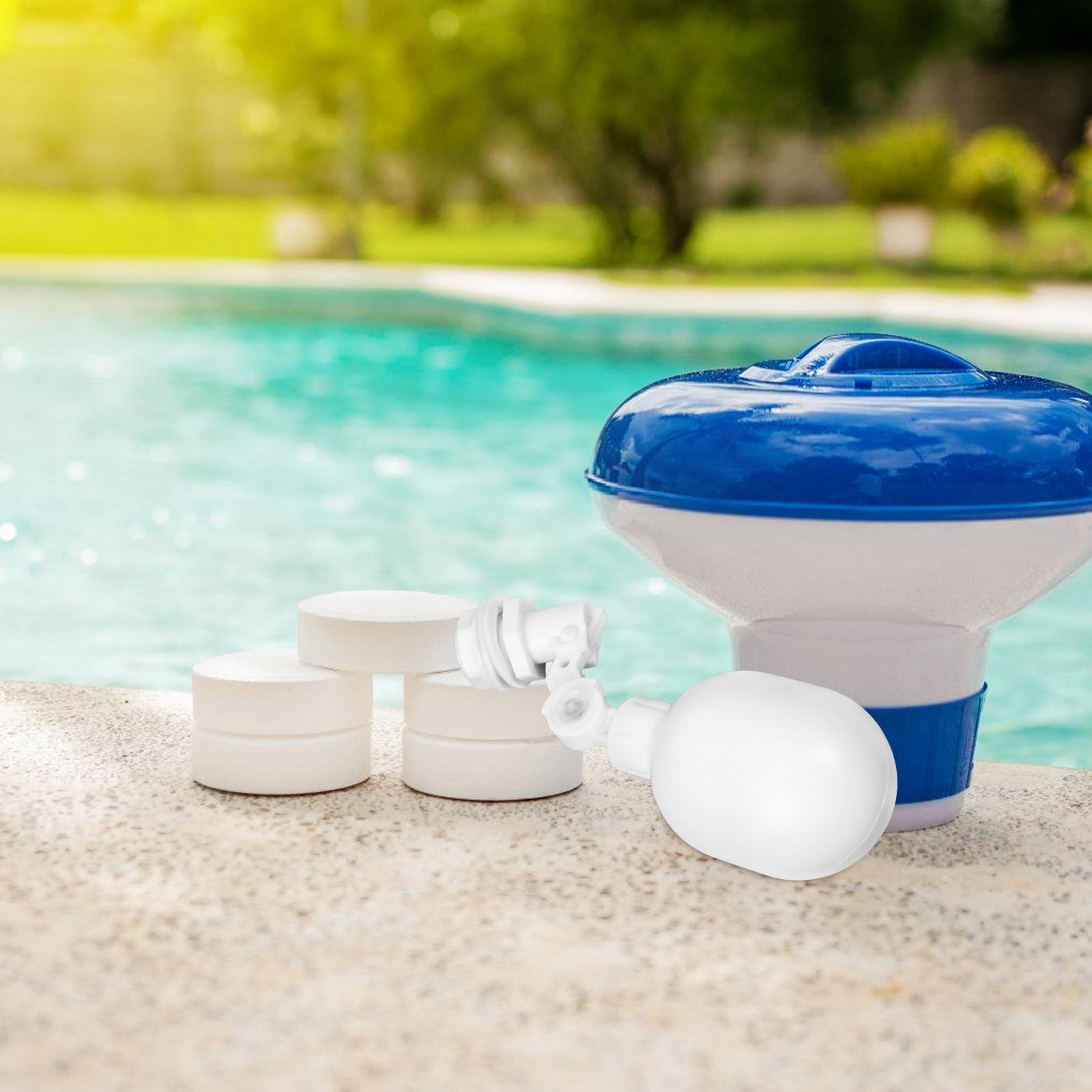 RENACLIPY Float Ball Valve for Pools White ABS 4Set - Walmart.com
