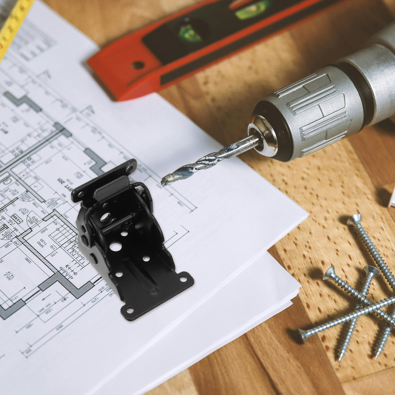 LEXSOMEO 4pcs Heavy Duty Table Leg Hinge Table Leg Hinge Angled ...