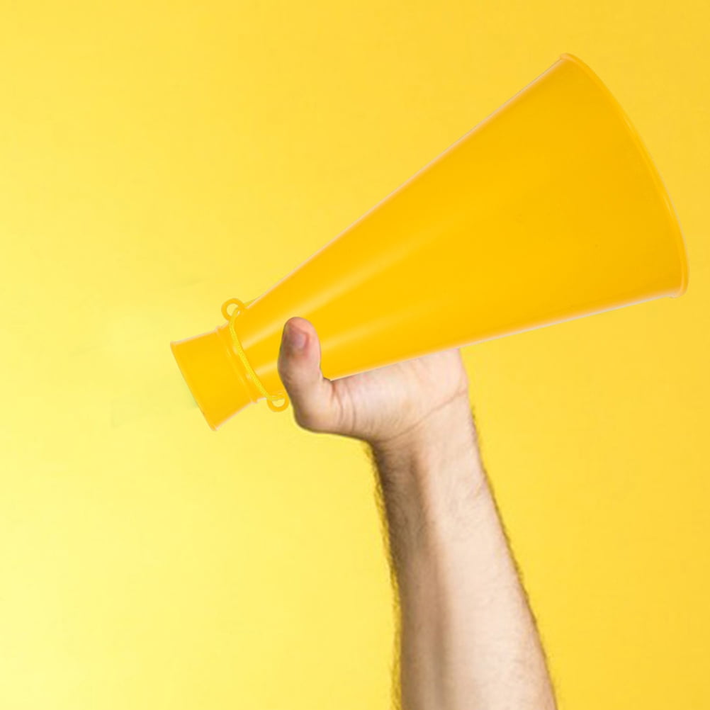 LEXSOMEO 4pcs Plastic Cheer Megaphone Cheerleaders Megaphone Noisemaker ...