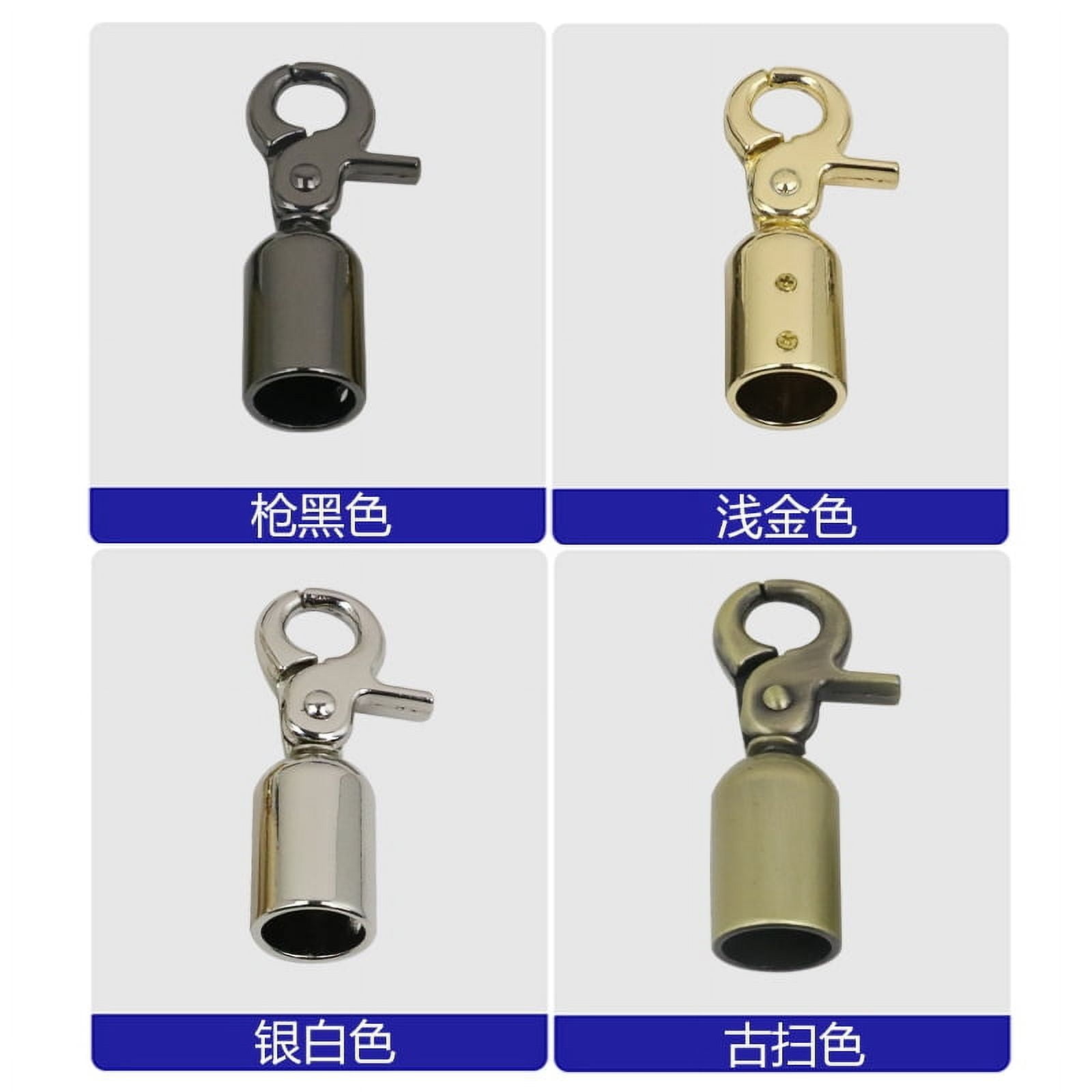 LEXSOMEO 4pcs Rope End Snap Hook Rope End Cap Rope End Hook Cord End ...