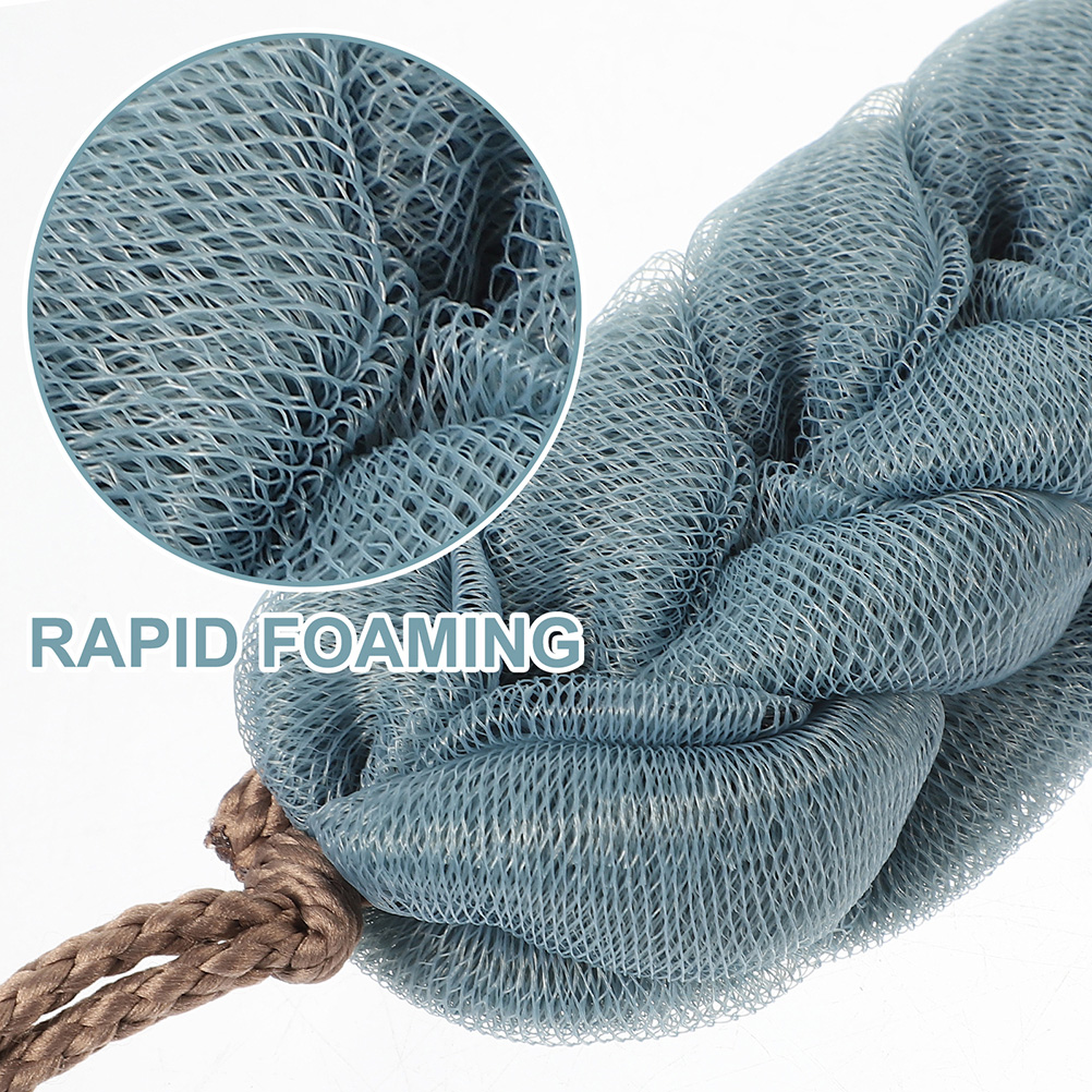 LEXSOMEO 4pcs Shower Back Scrubbers Stretchable Exfoliating Back ...