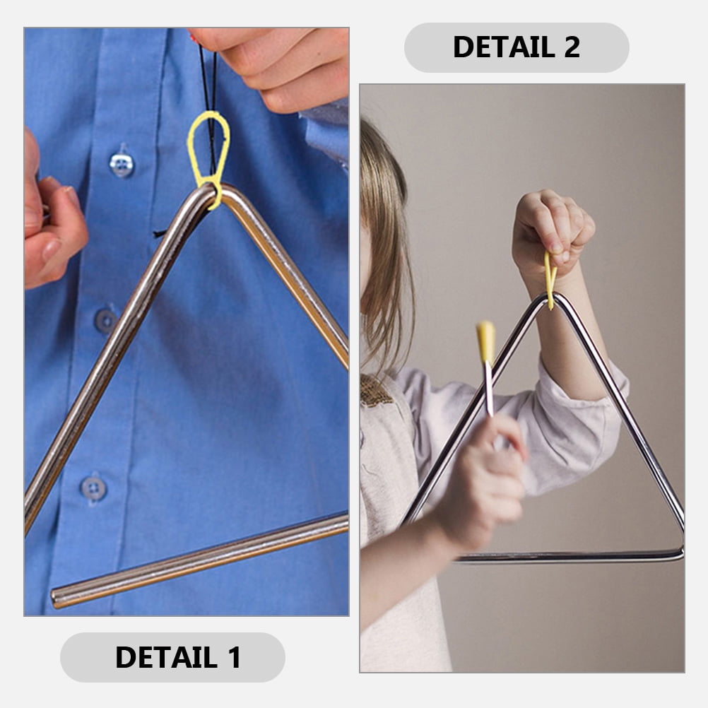 5 Sets Triangle Musical Instrument Percussion Instrument Triangle Bell ...