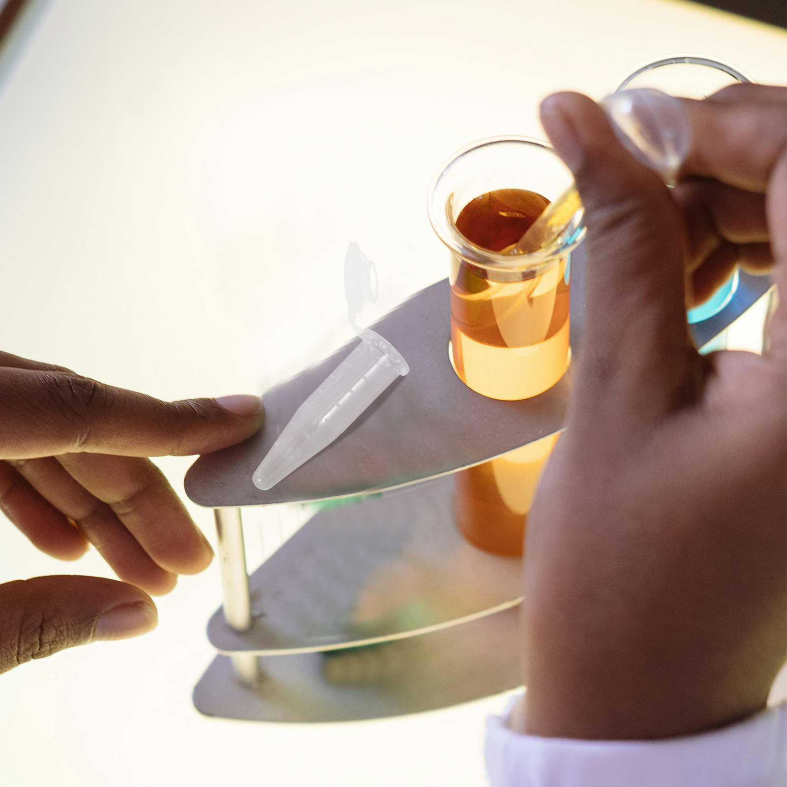 LEXSOMEO 500pcs Centrifuge Tubes Clear Plastic Test Tube Mini Vials ...