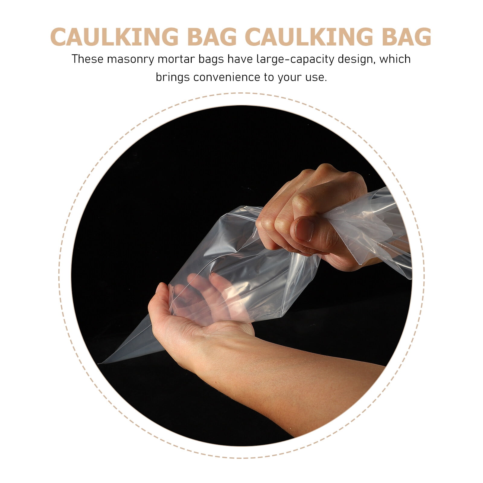 LEXSOMEO 50Pcs Grout Bags Masonry Piping Cement Bag Industry Tile ...