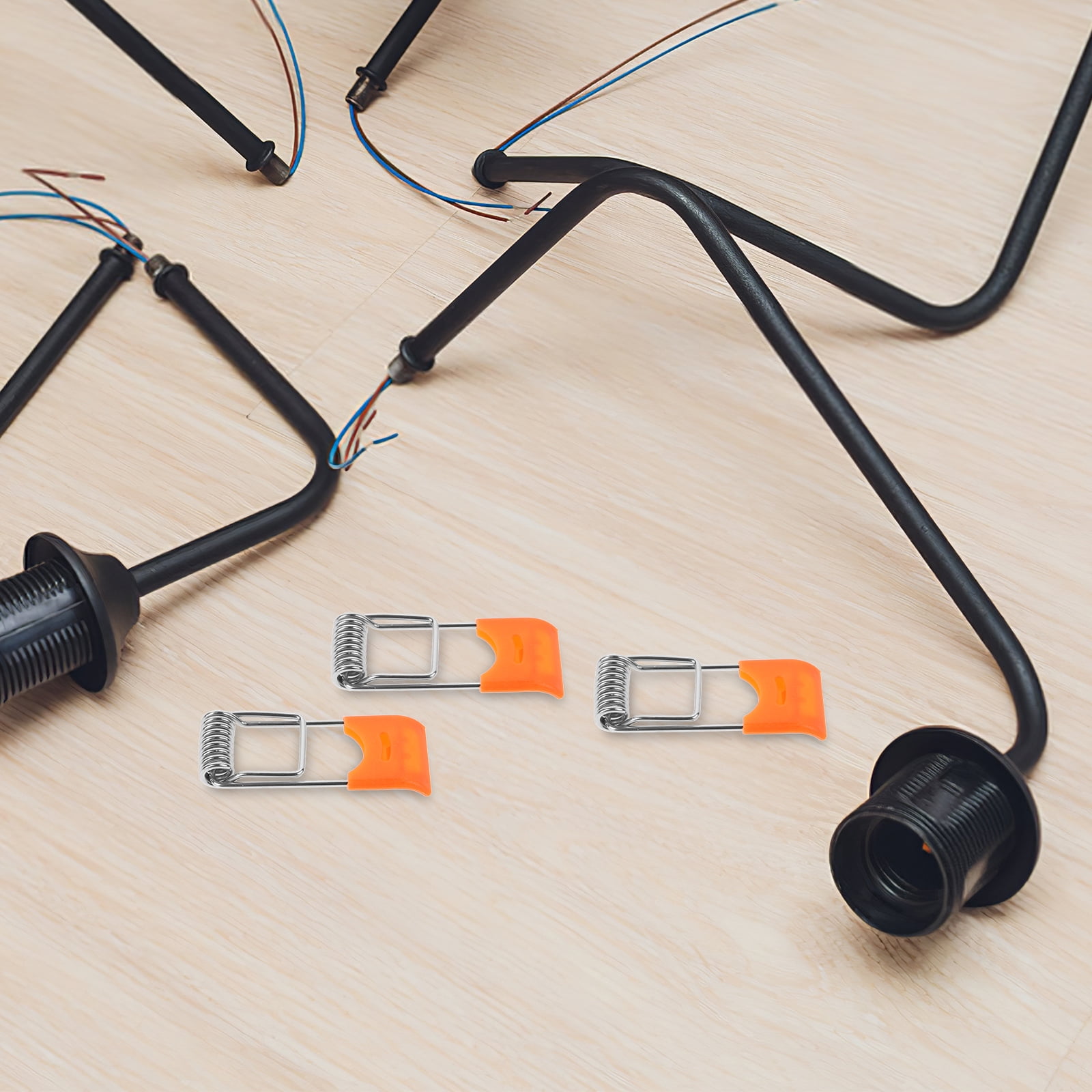 LEXSOMEO 50pcs Downlight Panel Lamp Spring Clips For Led Recessed ...