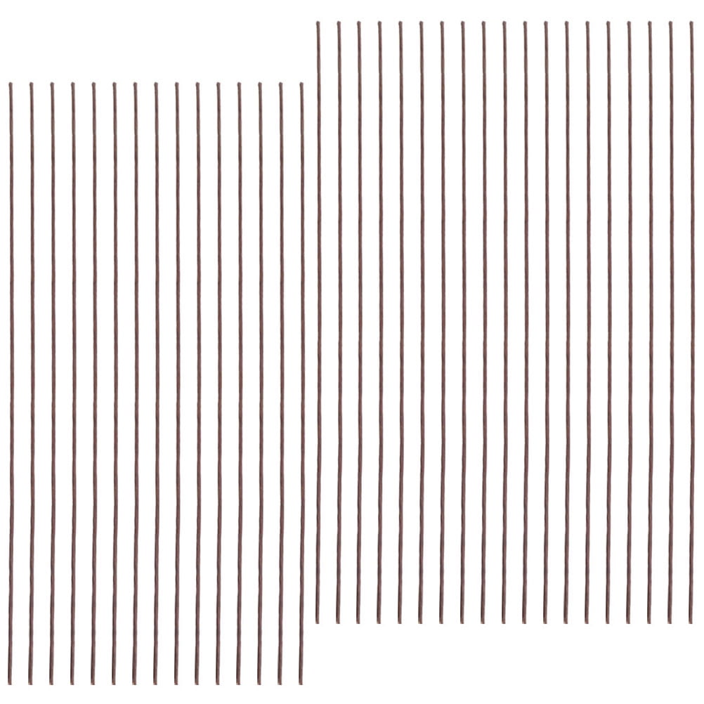 LEXSOMEO 50pcs Floral Stems Wires Paper Wrapped Floral Stem Wire DIY ...