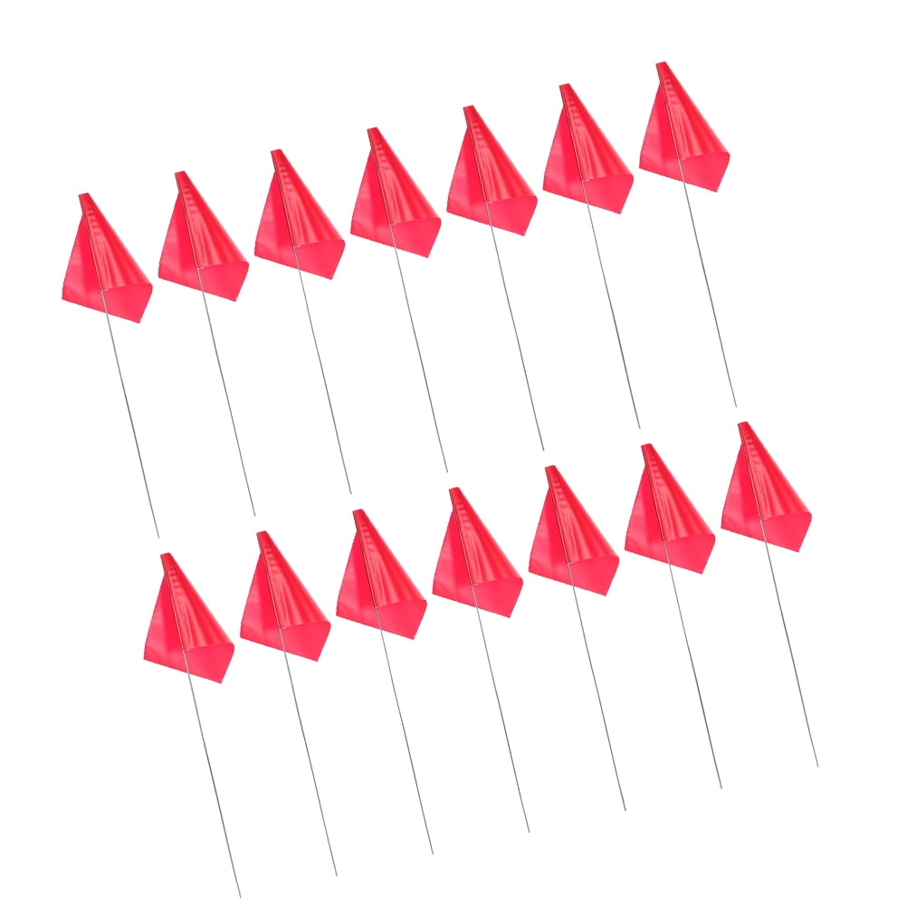 LEXSOMEO 50pcs Marking Flags with Stainless Steel Stakes for Industrial ...