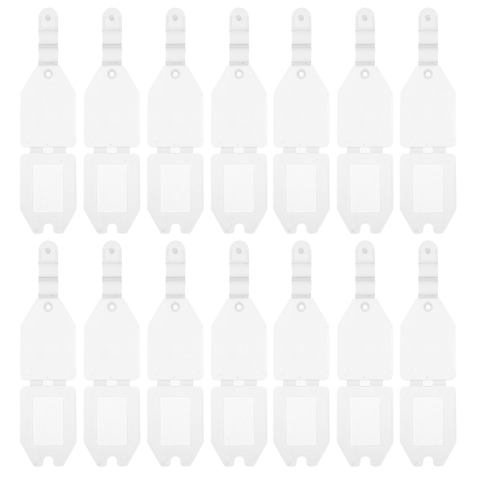 LEXSOMEO 50pcs Wire Shelf Label Holder Plastic Basket Label Holders ...