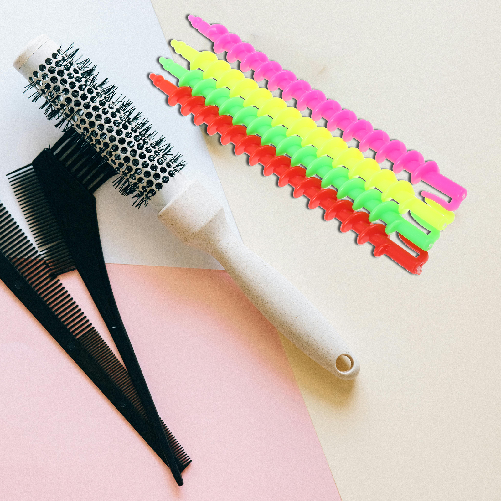 LEXSOMEO 52pcs Spiral Hair Perm Rods For Natural Hair Spiral Curlers ...