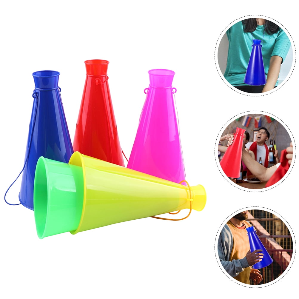 RENACLIPY Loud Party Blowers Assorted Color Handheld Horns for Sports ...