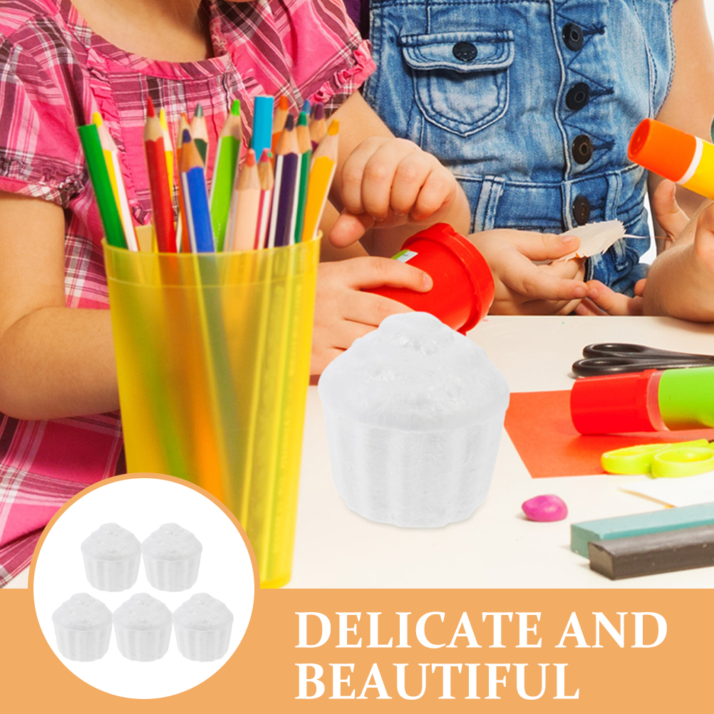 LEXSOMEO 5pcs Cupcake Dummies Foams Fake Cake Model Cake Decorating ...