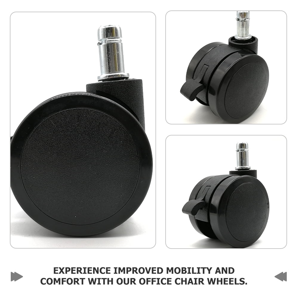LEXSOMEO 5pcs Office Chair Wheels Chair Wheels Roller Wheels Office ...