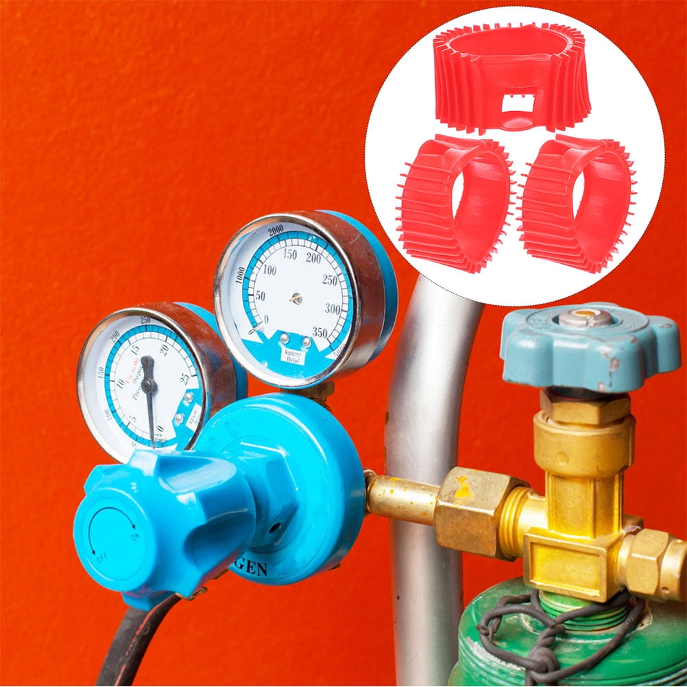 LEXSOMEO 5pcs Oxygen And Acetylene Gauge Covers Silicone Protector ...