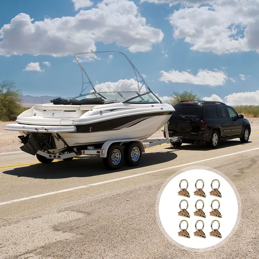 LEXSOMEO 5pcs Tie Down Anchor Pickup Surface Mount O-ring Camper Truck ...