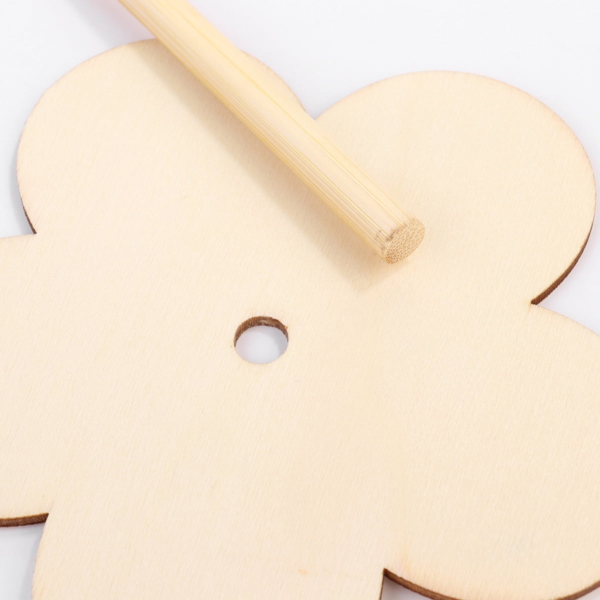 RENACLIPY 6Sets Wooden Donut Storage Rack Beige for Party Decor Dessert ...