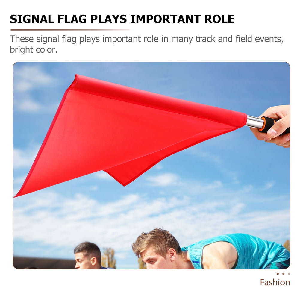 RENACLIPY Traffic Control Flags Red Polyester 6Pcs - Walmart.com