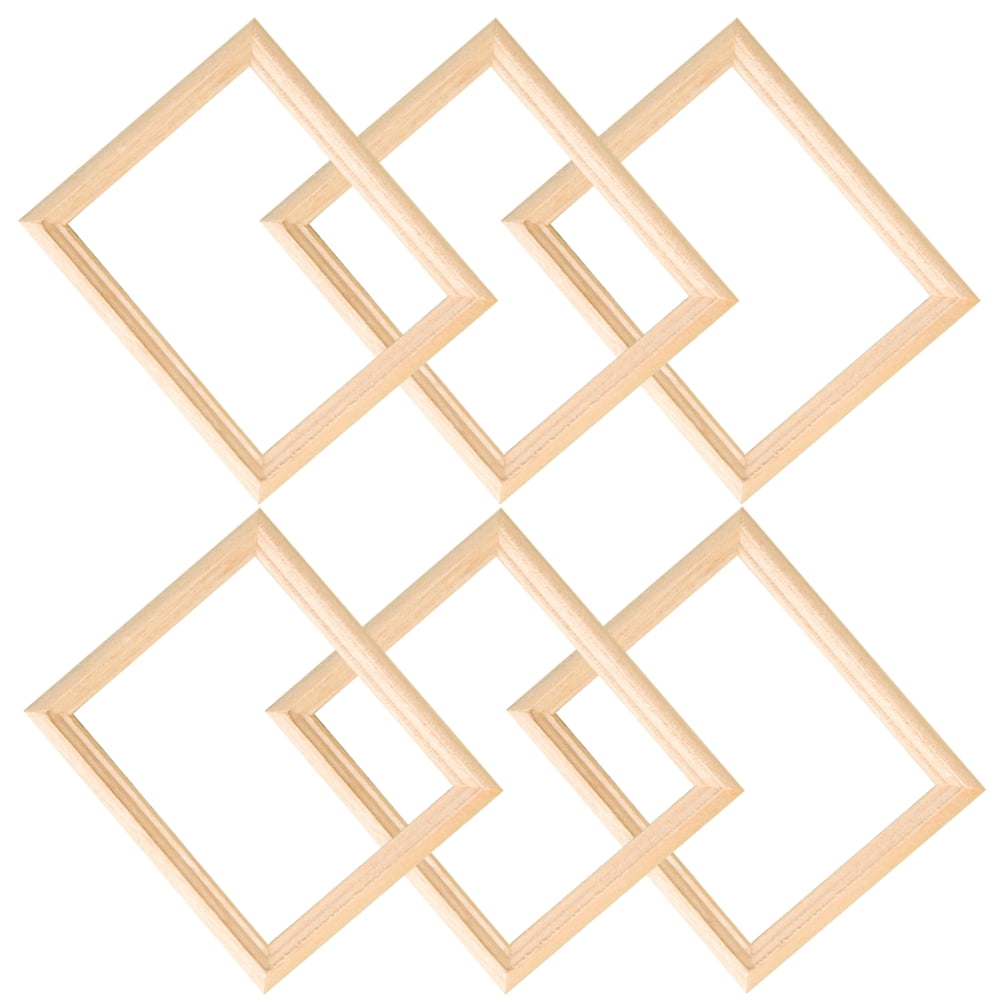 LEXSOMEO 6Pcs Mini Photo Frames Wooden Tiny Picture Frames Miniature ...