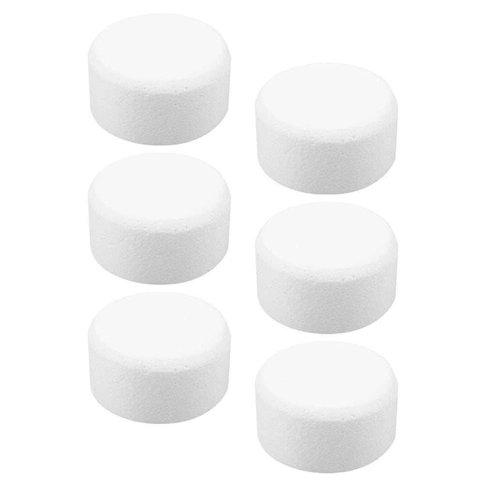 LEXSOMEO 6Pcs Round Floral Arrangement Foam Block Florist Foam Packing ...