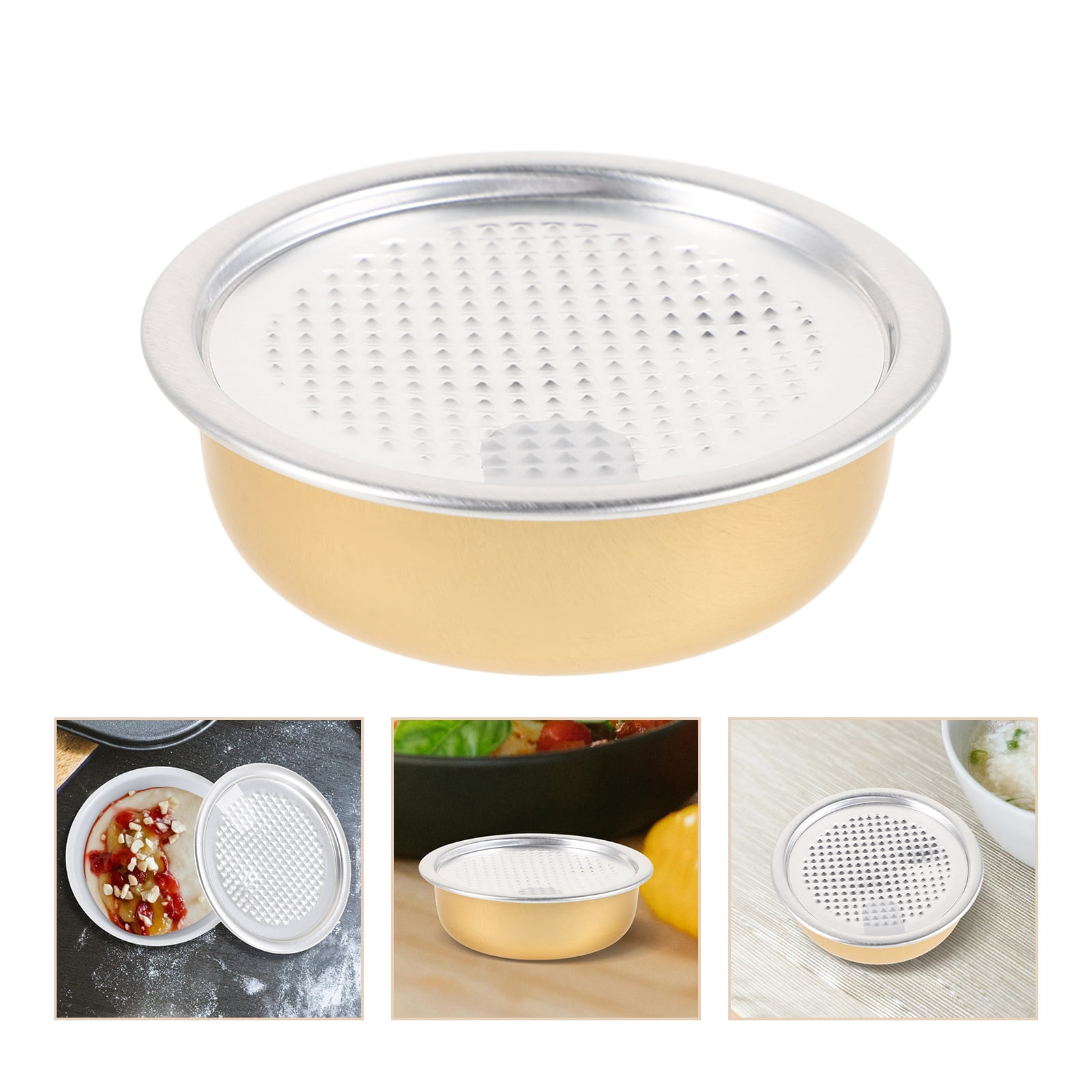 RENACLIPY Golden Dessert Tins with Lids, 6-Pack Reusable Storage ...