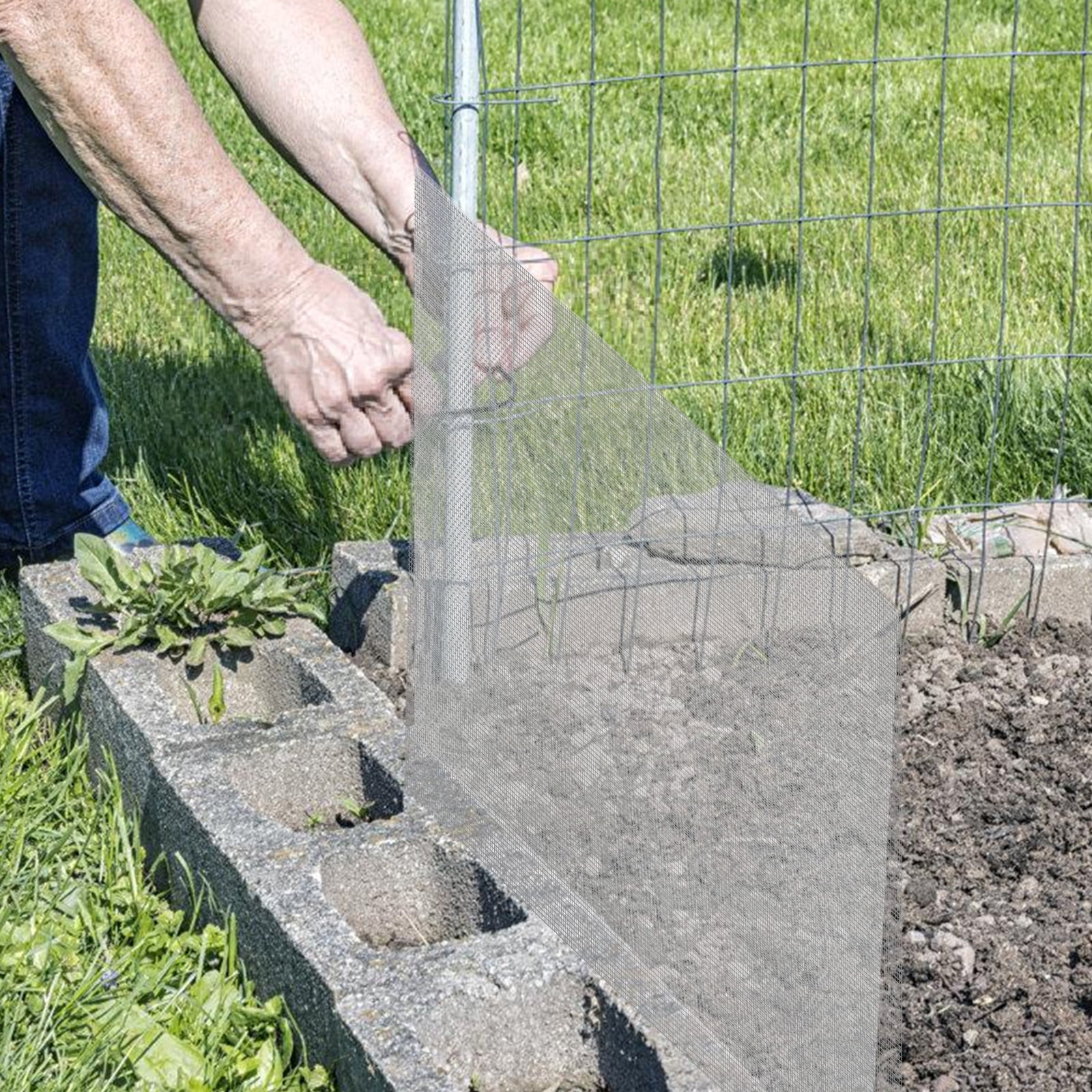 LEXSOMEO 6pcs Garden Fence Barrier Stainless Steel Wire Net Mesh Window ...