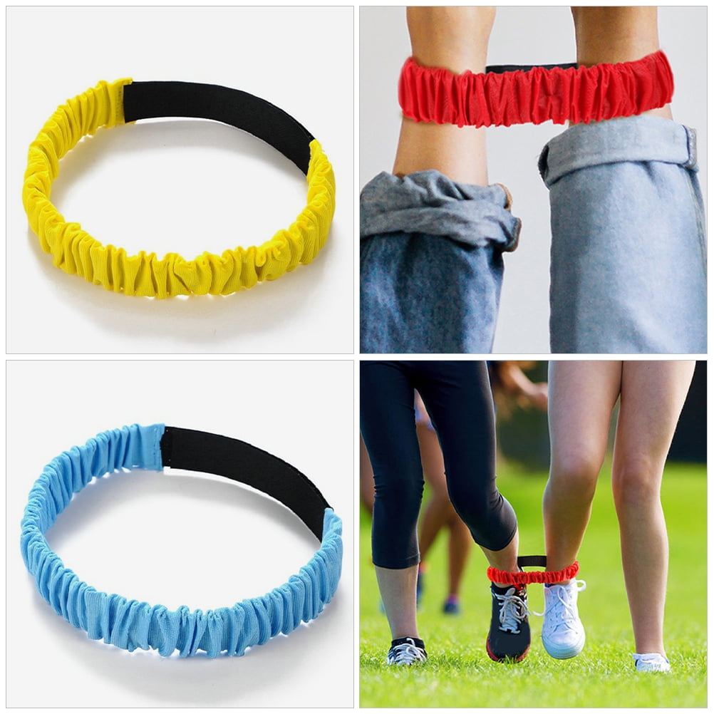 LEXSOMEO 6pcs Legged Race Ties Race Game Leg Bands Stretch Legged Race ...