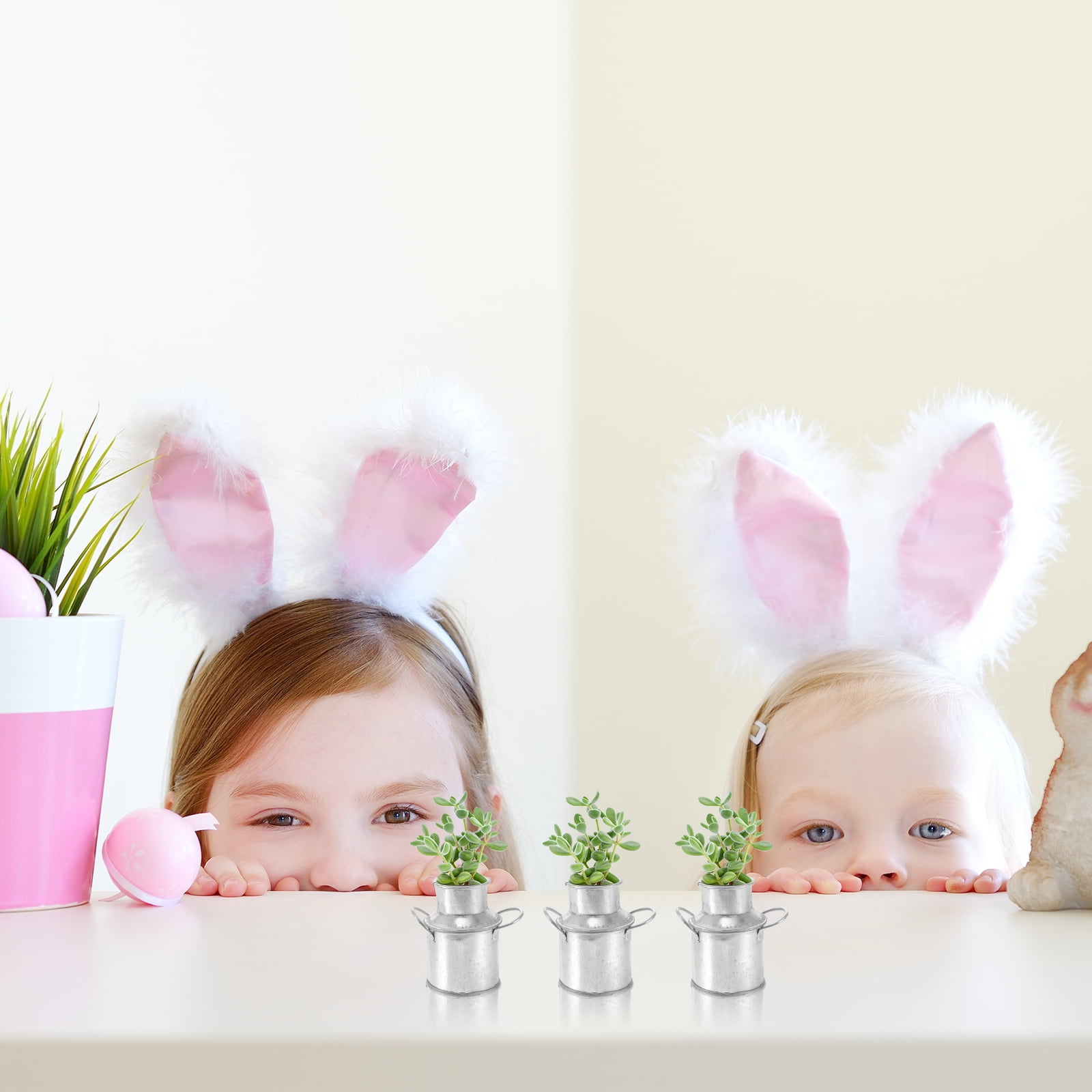 LEXSOMEO 6pcs Mini Metal Buckets Small Galvanized Pail With Handle ...