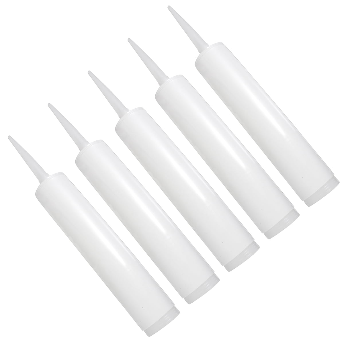 LEXSOMEO 7pcs Empty Caulk Tubes Reusable Caulking Sealant Tubes Plastic ...