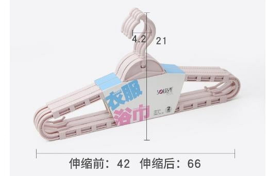 LEXSOMEO 8 Pcs Extra Wide Hangers Quilt Hangers Suit Hangers Foldable ...