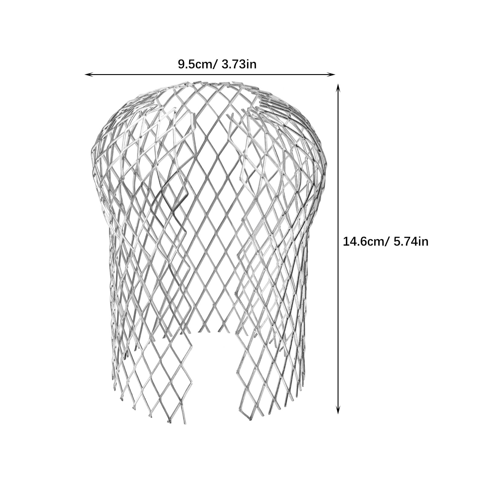 LEXSOMEO 8 Pcs Gutter Guards Aluminum Downspout Guard Gutter Filter ...