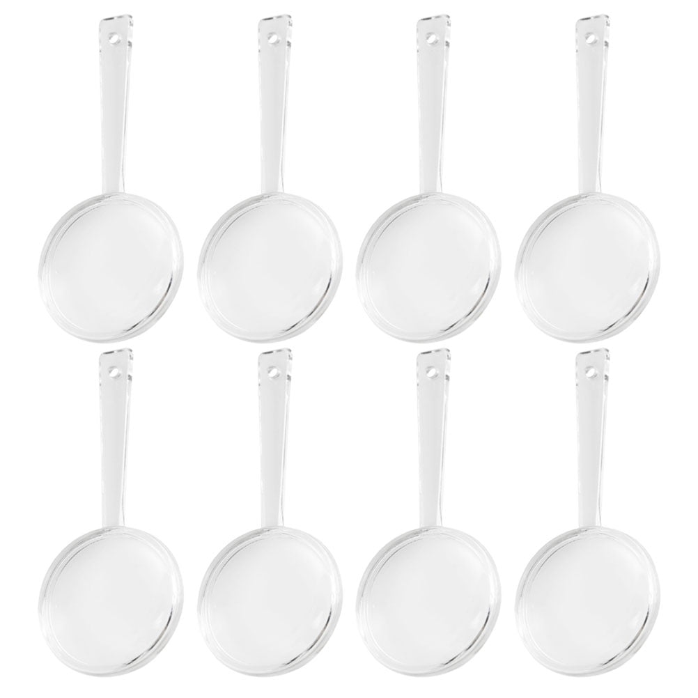 LEXSOMEO 8pcs Acrylic Magnifier Elderly Glass Handheld Magnifier ...