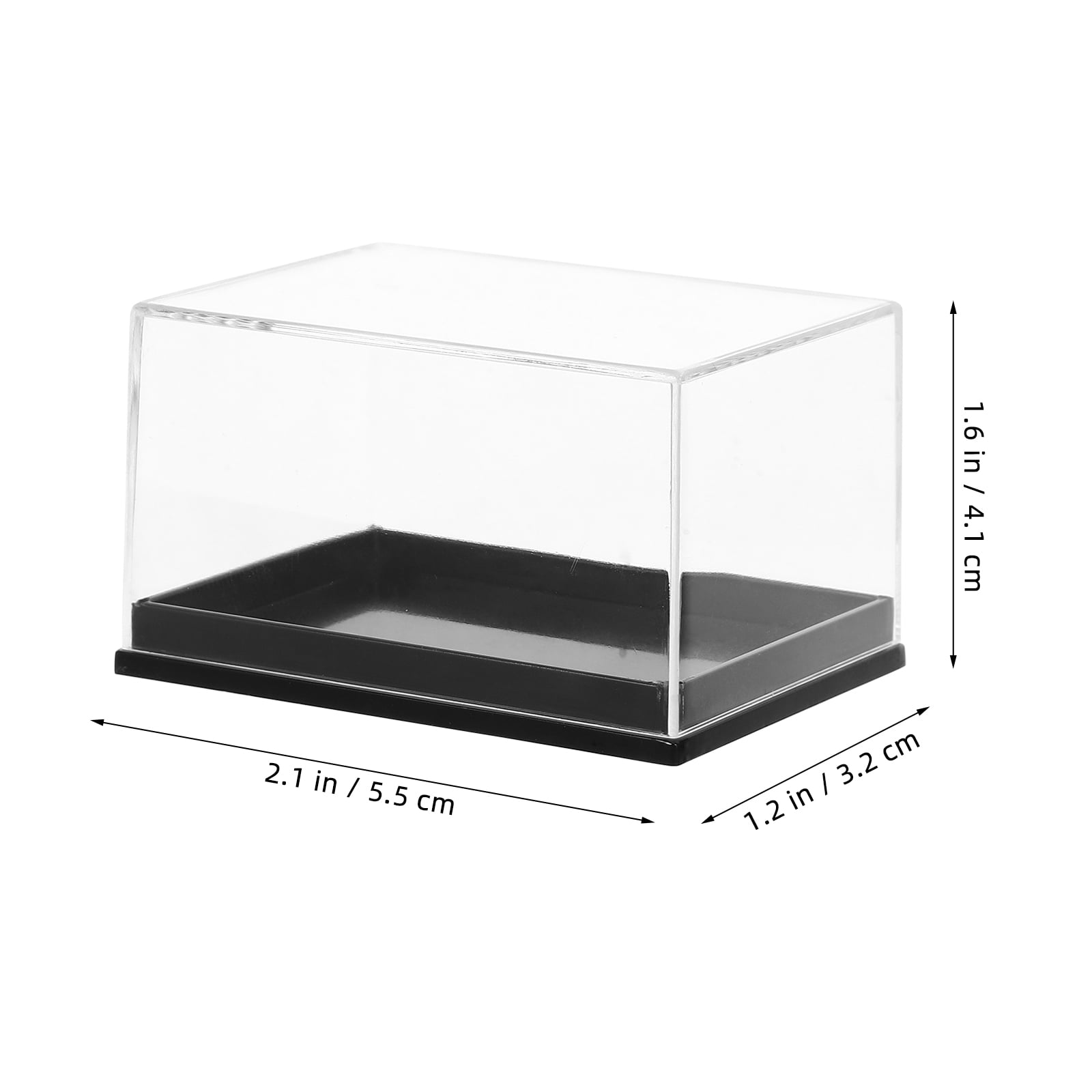 LEXSOMEO 8pcs High Transparency Rectangular Display Box For Shells ...