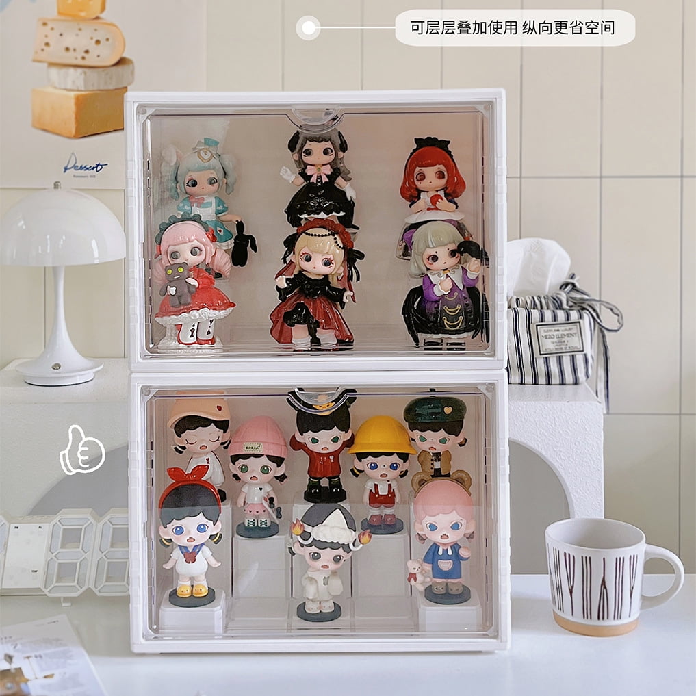 LEXSOMEO Acrylic Display Case Figures Clear Display Case Desktop ...