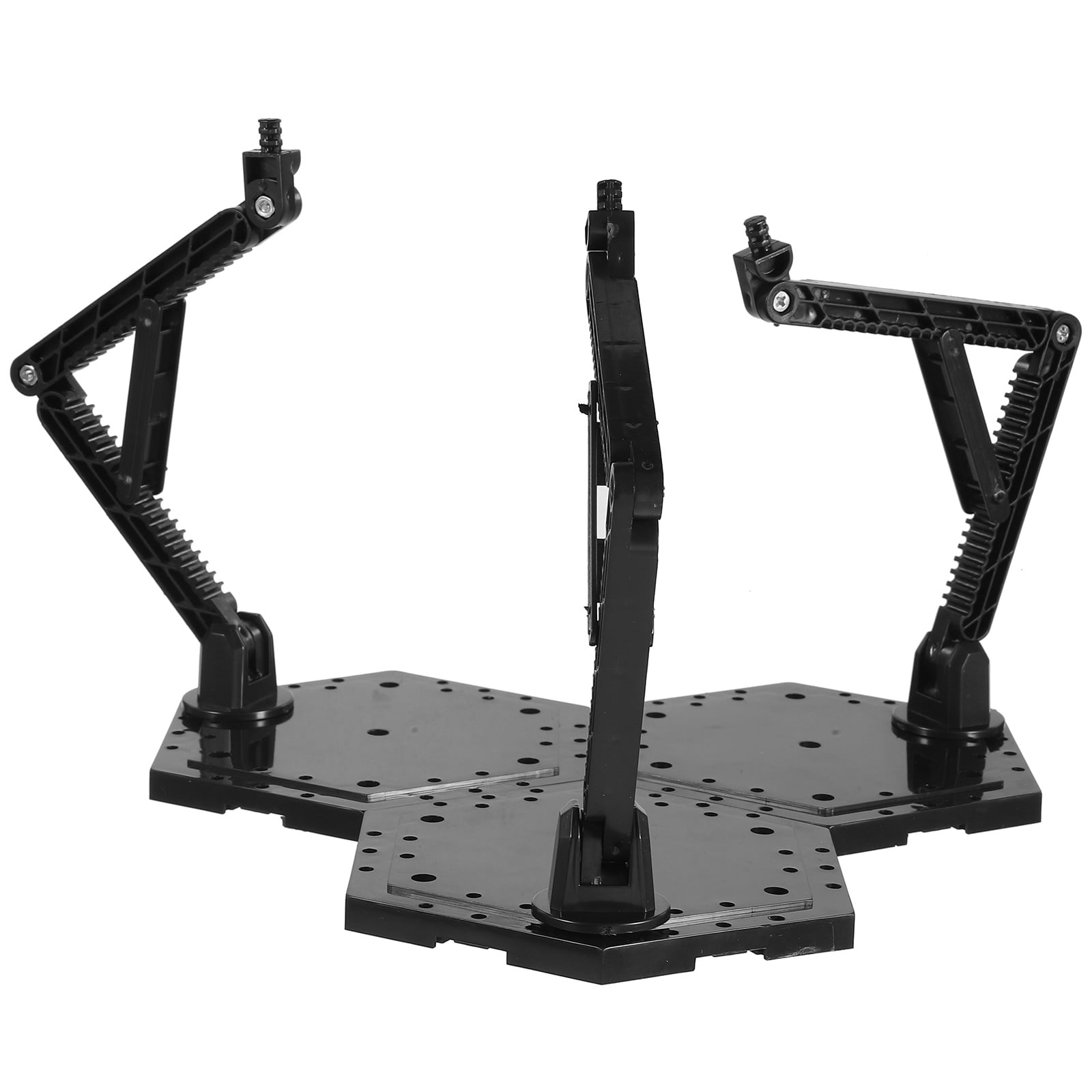 RENACLIPY Base Figurine Racks Action Figure Display Stand Black Plastic ...