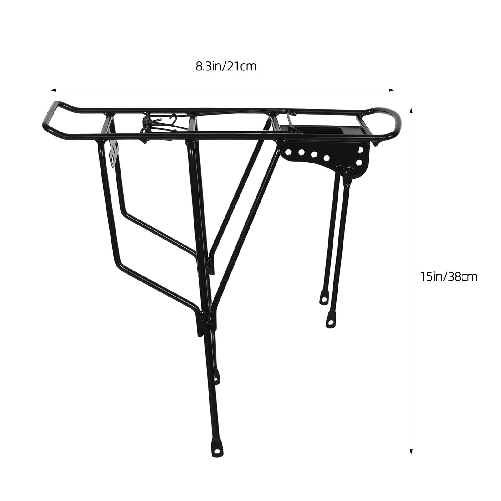 LEXSOMEO Adjustable Bike Cargo Rack For Mountain Bikes Solid Rear Seat ...
