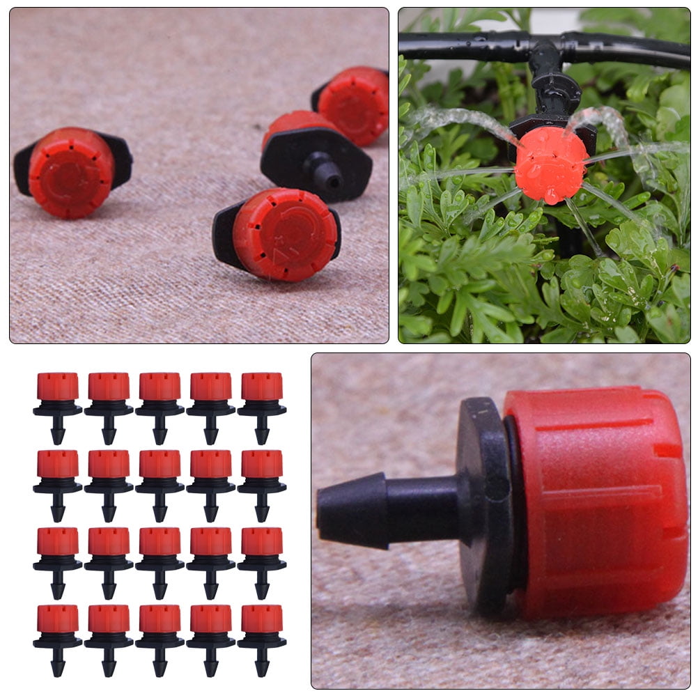 LEXSOMEO Adjustable Drip Irrigation Emitters 150pcs Irrigation Drippers ...