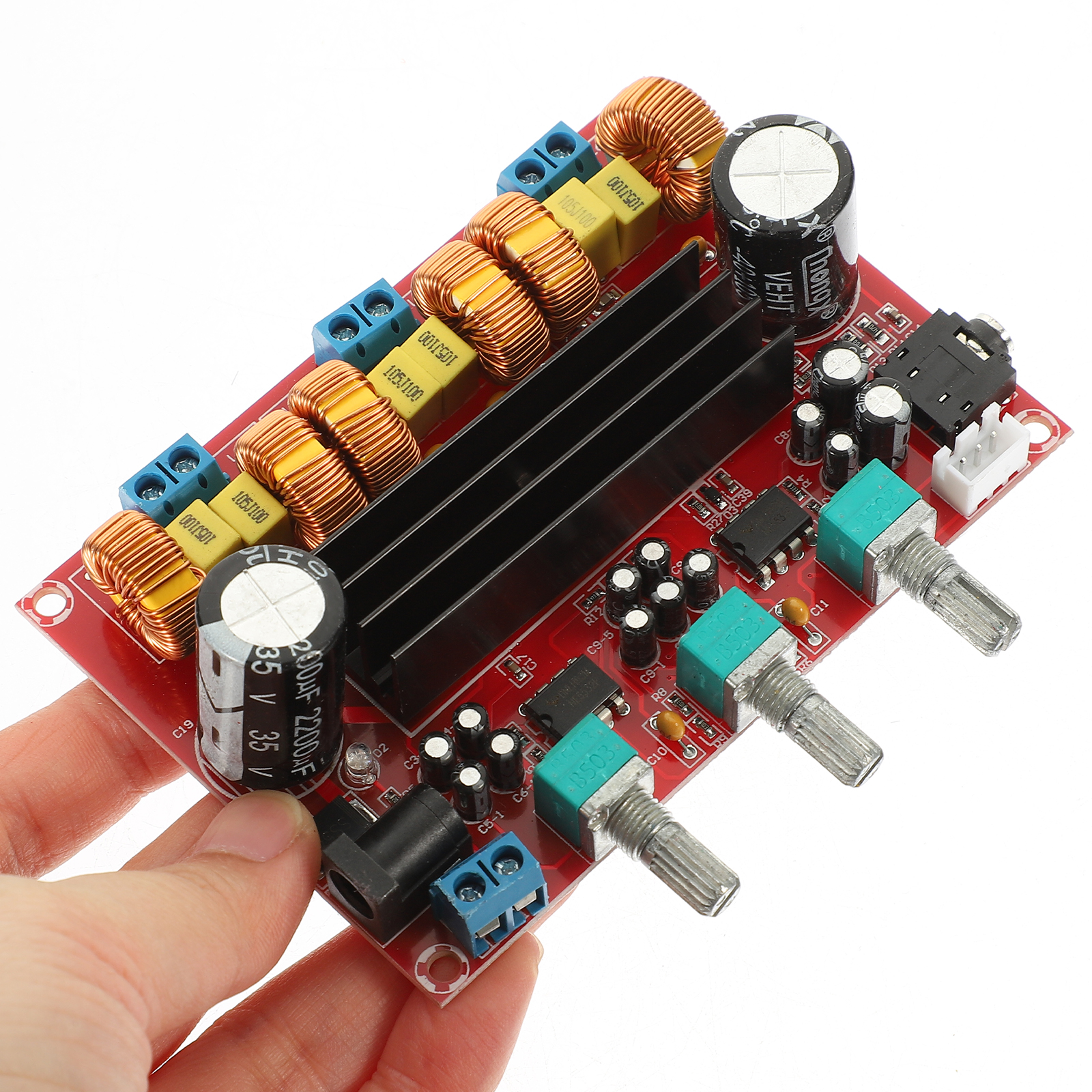 LEXSOMEO Amplifier Board 2.1 Channel Audio Amplifier Module Subwoofer ...