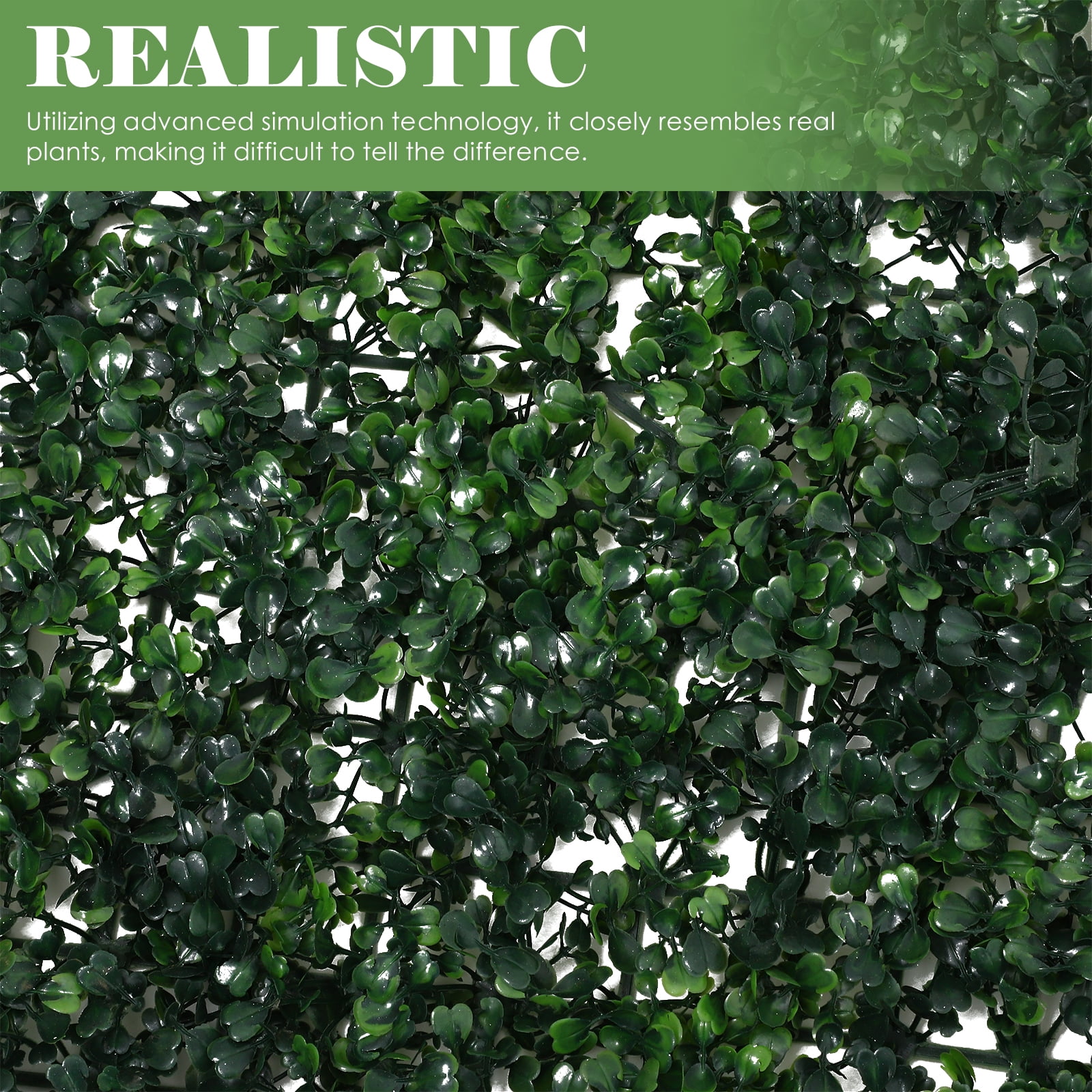 LEXSOMEO Artificial Green Hedge Wall Panel Artificial Greenery Wall ...