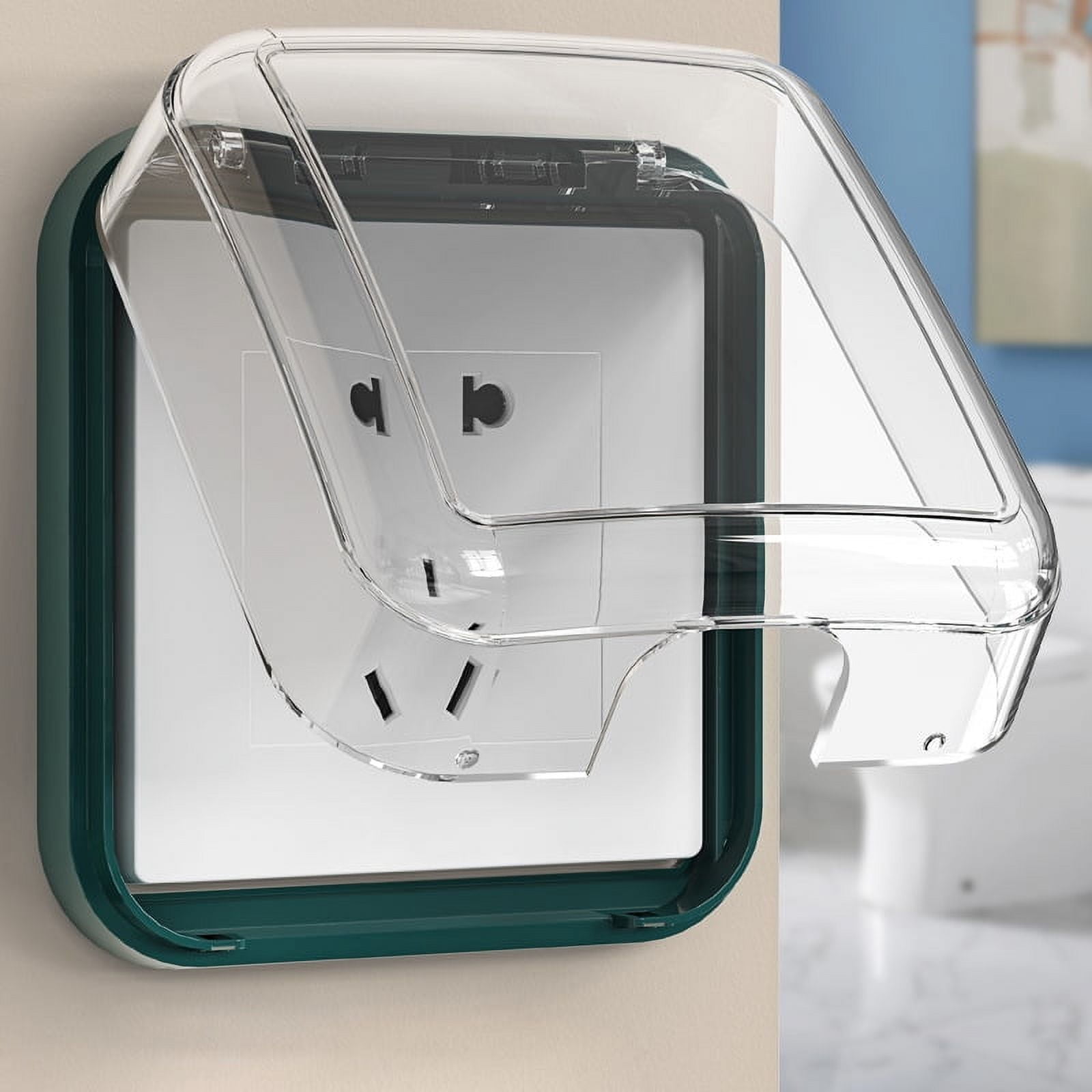 RENACLIPY Green Waterproof Outlet Cover Plug Protector with Easy ...