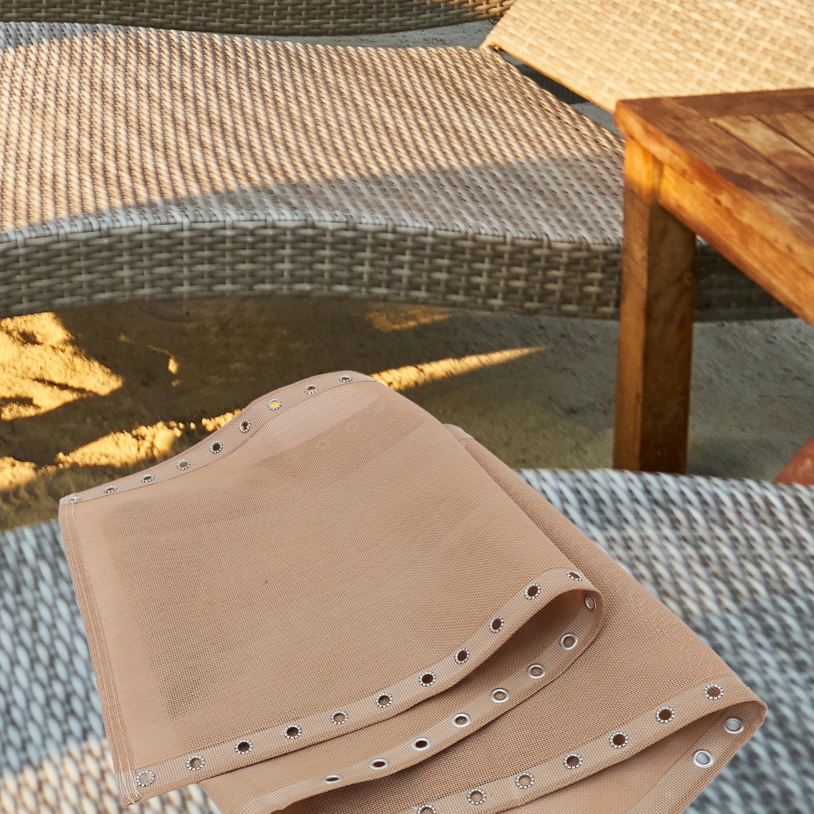 LEXSOMEO Balcony Chair Accessory Beach Chair Canvas Deck Chair ...