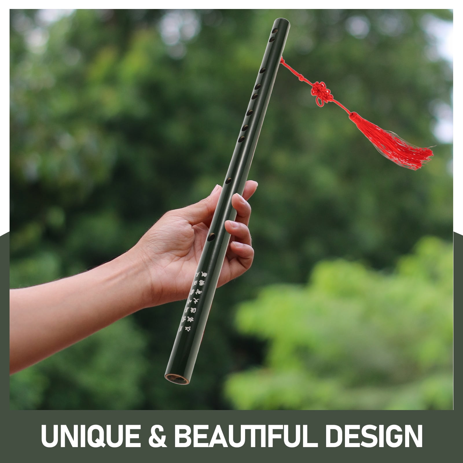 LEXSOMEO Bamboo Flute Traditional Chinese Bamboo Flute Music Instrument ...