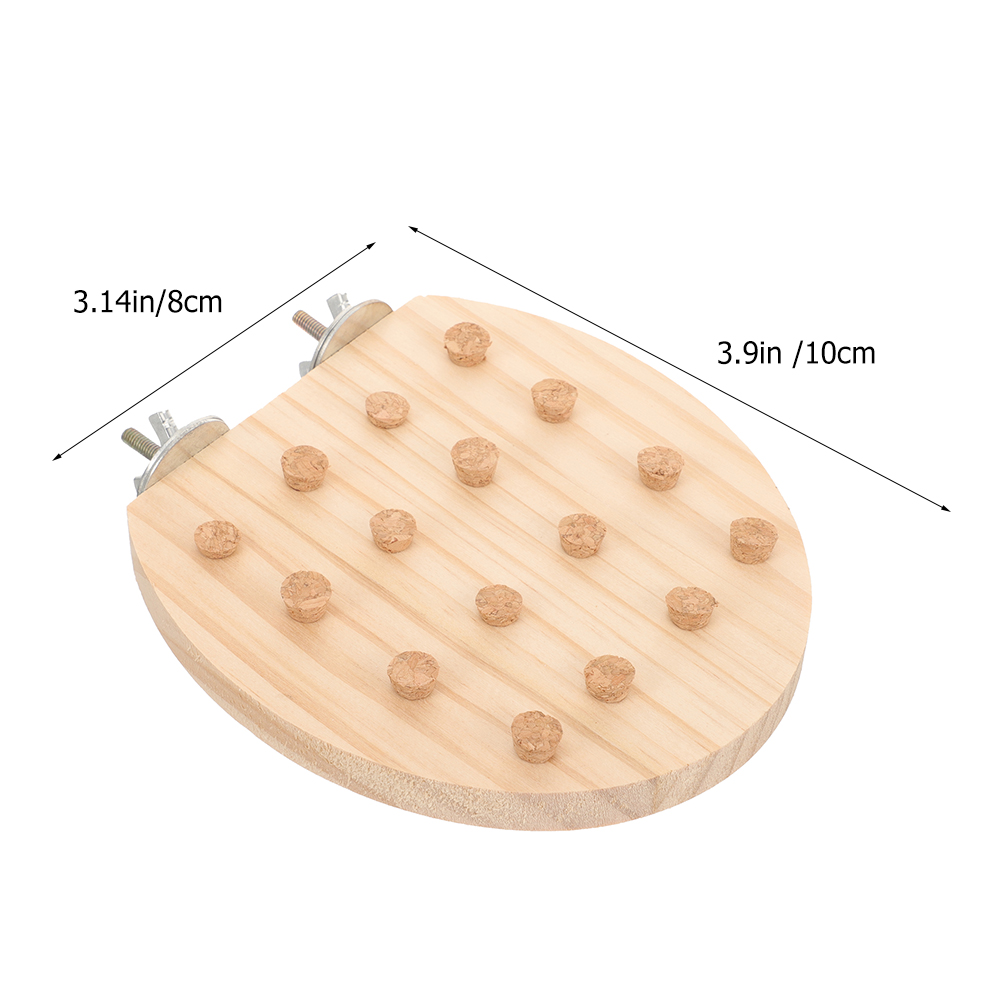 LEXSOMEO Bird Platform Parrot Stand Playground Bird Chewing Training ...