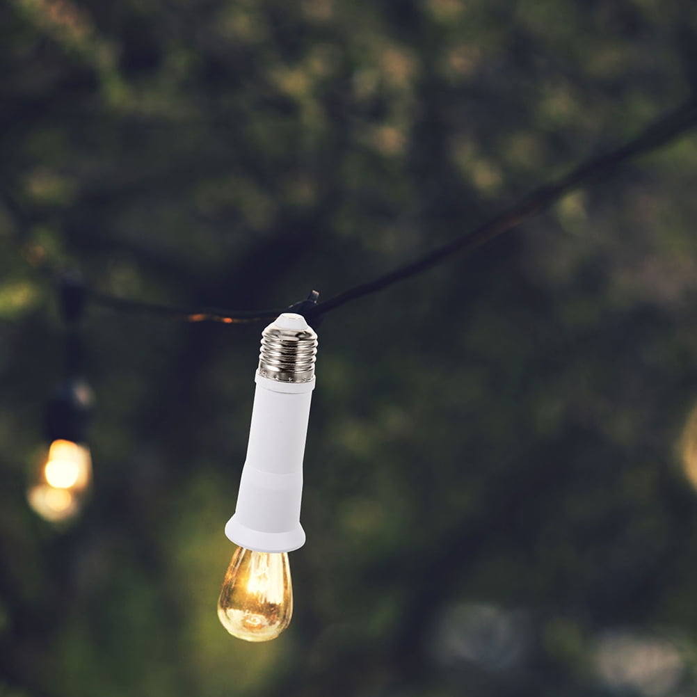 LEXSOMEO Bulb Socket Extender E27 Socket Outdoor Light Bulb Extender ...