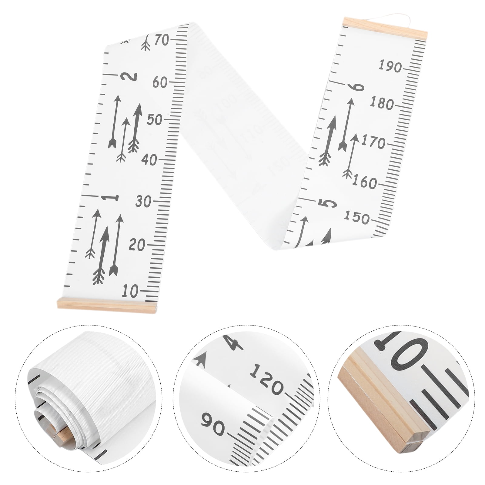 LEXSOMEO Children Height Measuring Chart Hanging Height Chart With ...