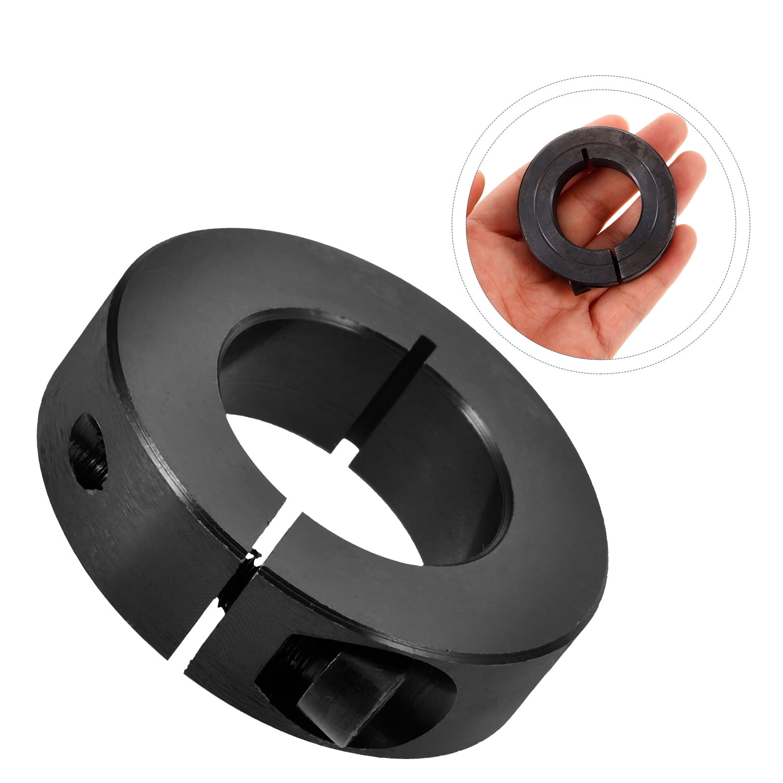 HEMOTON Black Steel Shaft Collar Clamp for Machine with Design and Easy ...
