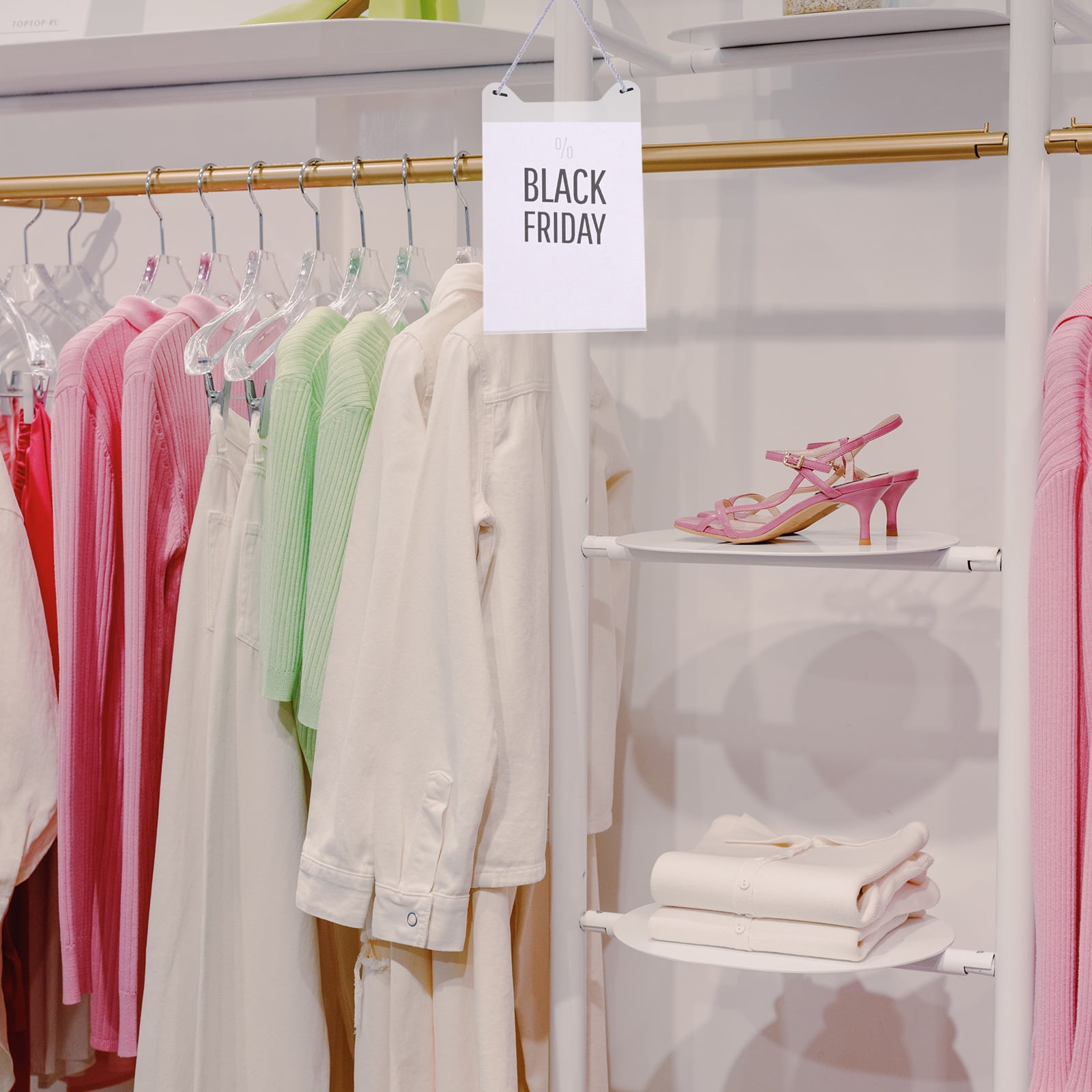 LEXSOMEO Clear Acrylic Hanging Sign DIY Blank Names Custom Card Labels ...