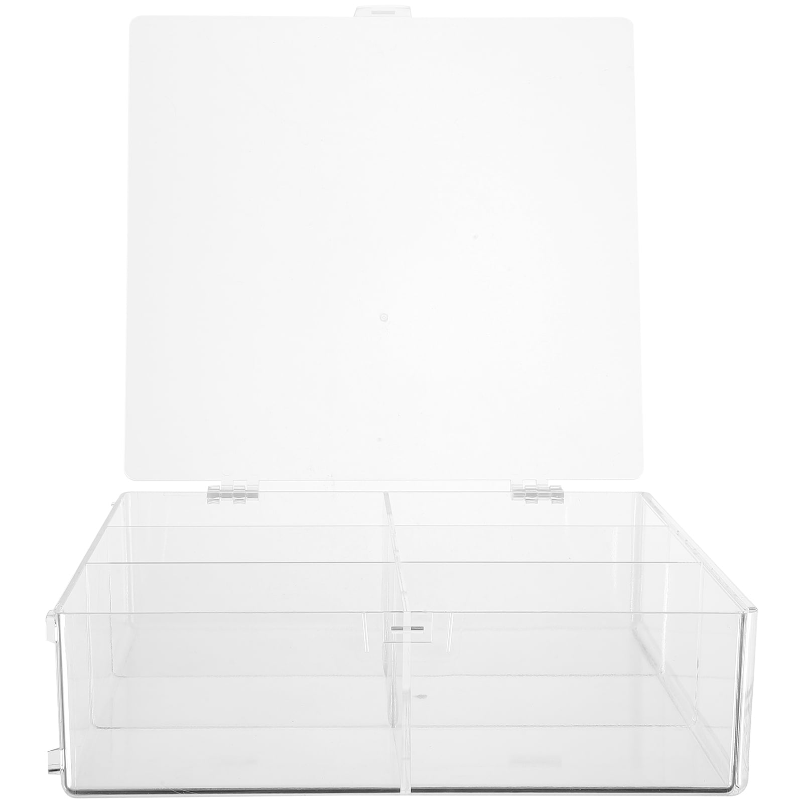 LEXSOMEO Clear Cards Storage Box Multipurpose Photo Storage Box with ...