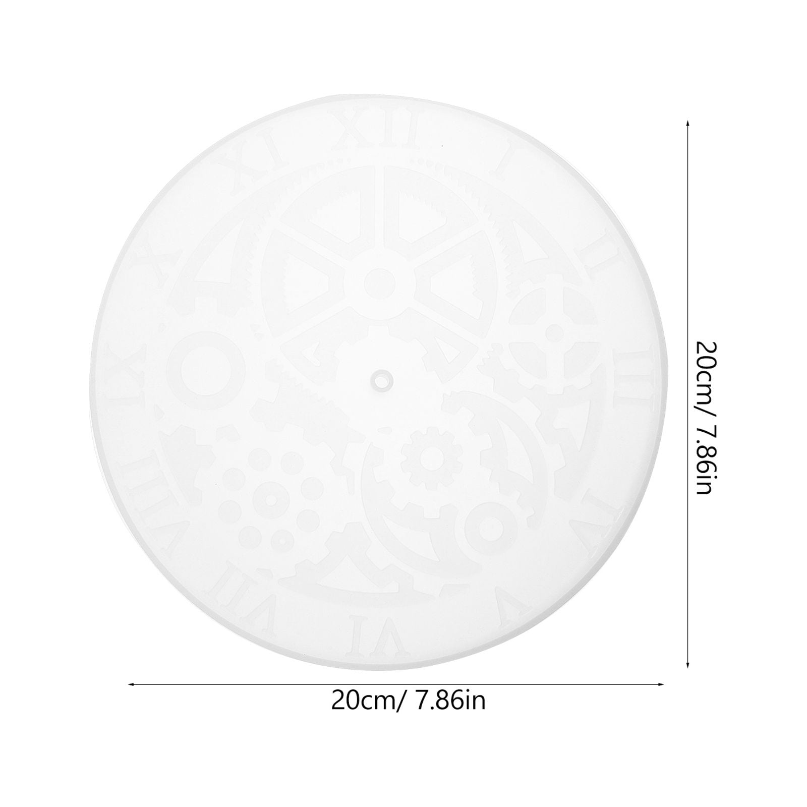 HEMOTON White Silicone Jewelry Mold for DIY Rome Clock Casting Craft ...