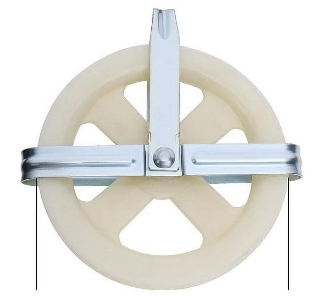 LEXSOMEO Clothesline Pulley Deep Groove Outdoor Laundry Drying Line ...